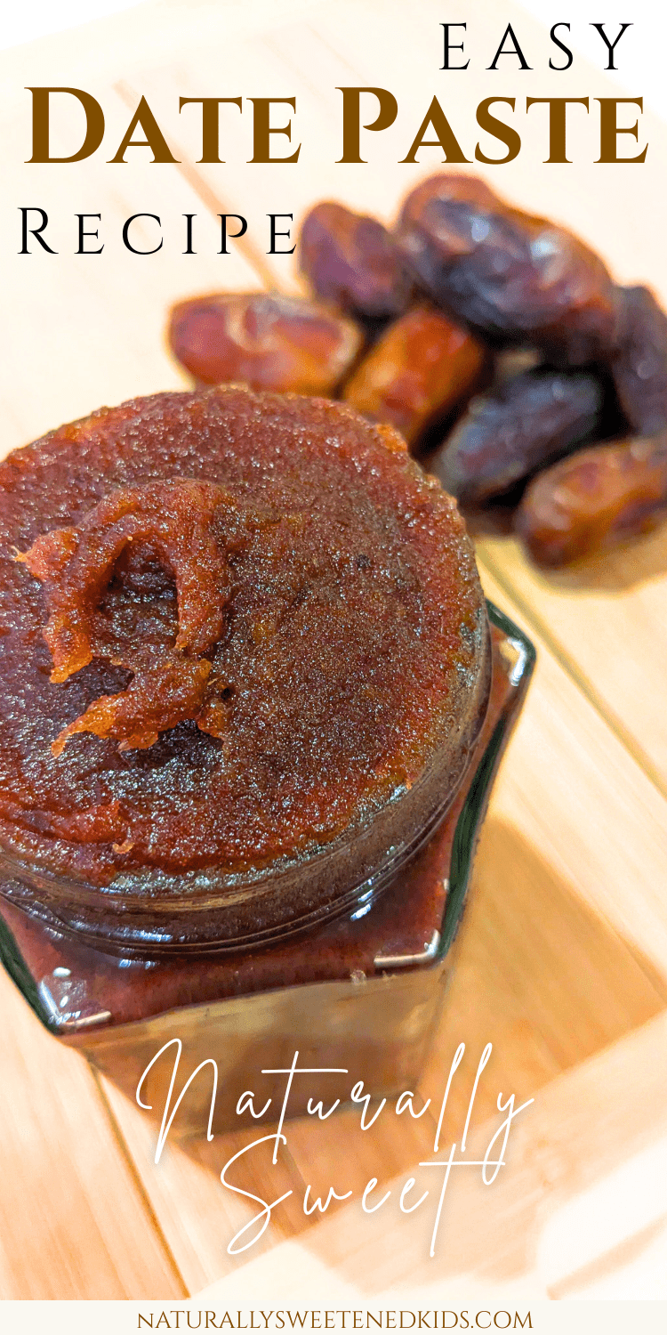 How to Make Date Paste - Super Easy Recipe