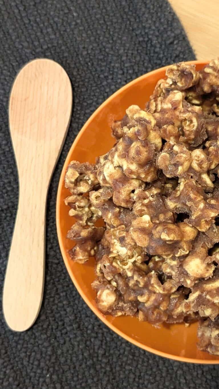 Soft Chewy Caramel Corn Recipe - No Corn Syrup